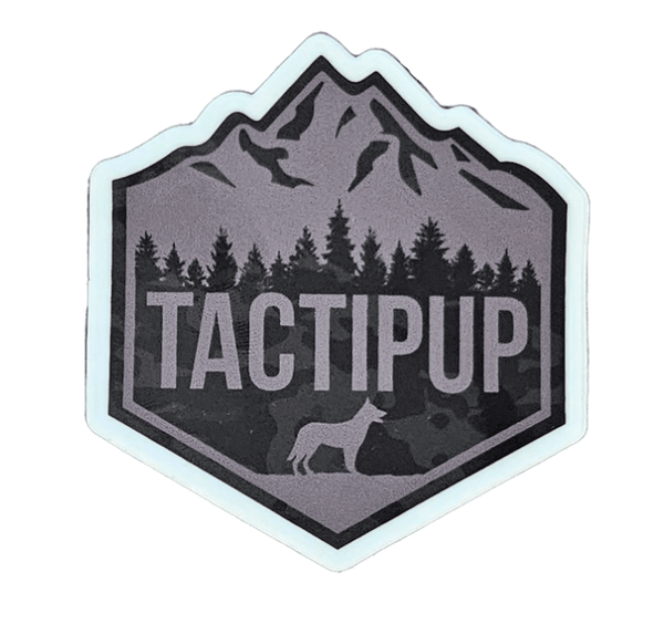 Camo Logo Sticker - Top-Notch Dog Gear | Tactipup