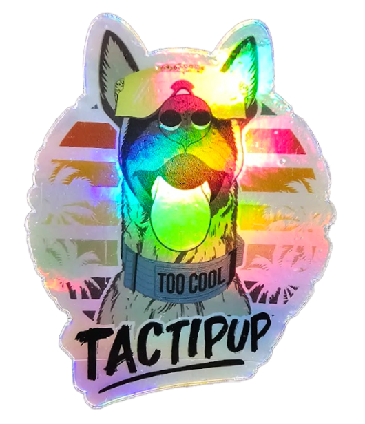 Too Cool K-9 Sticker (2.3" x 3") - Tactipup