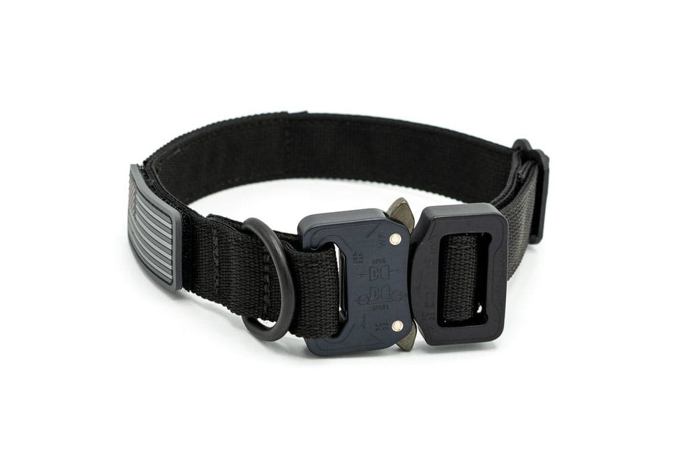 K9 1" Tactical Dog Collar with Cobra Buckle | Tactipup